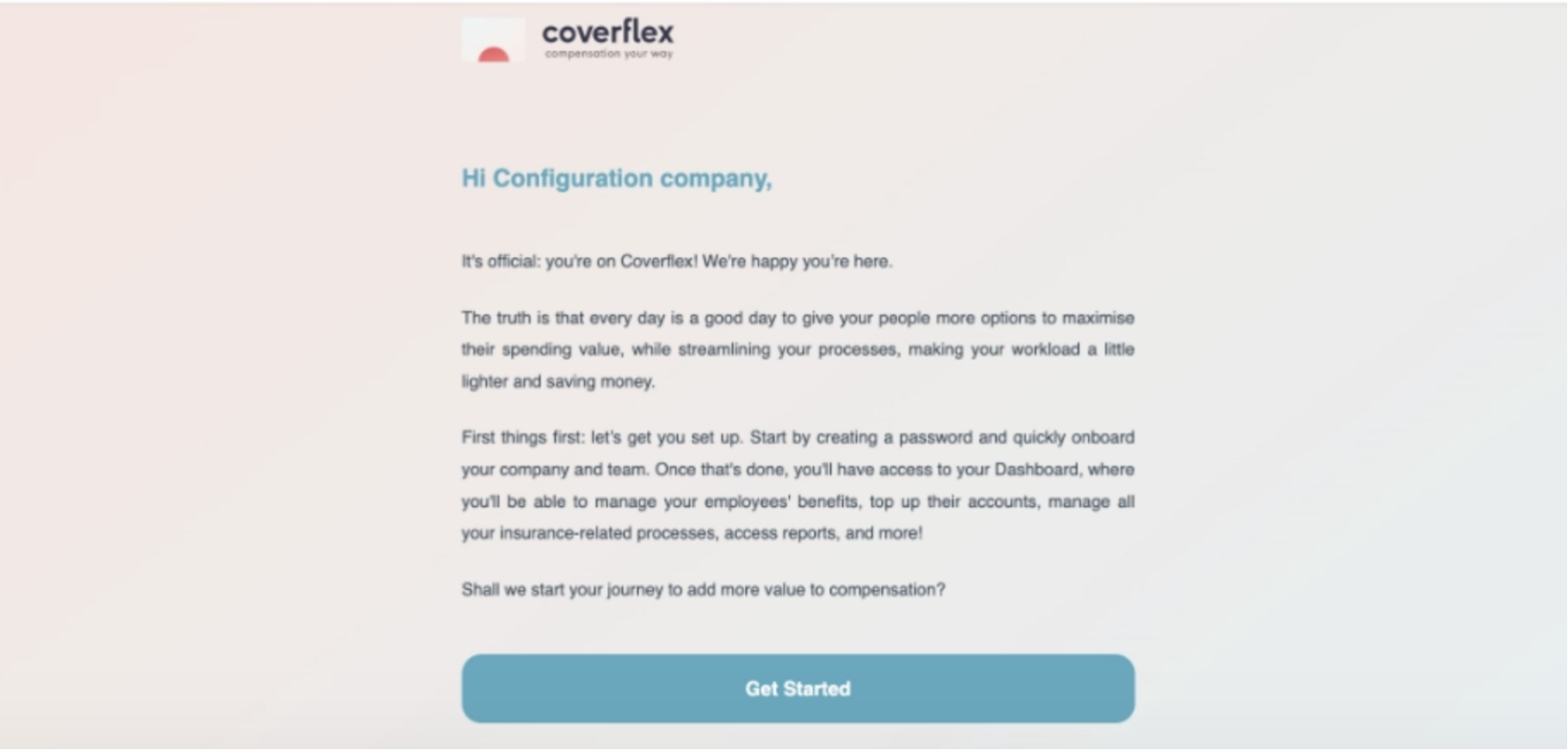 Setting up my Coverflex account – Coverflex